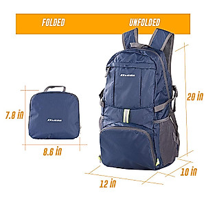 Dveda 35L Lightweight Packable Backpack Waterproof Durable Hiking Travel Backpack Daypack