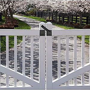 Everbilt Black Extra Heavy Duty Gate Flip Latch