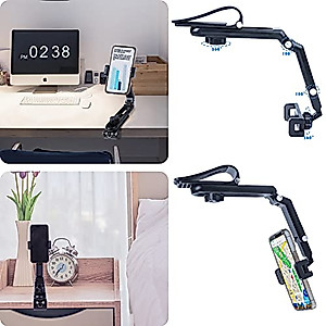 XEFINAL Cell Phone Holder for Car，Mount Clip for Car Cellphone，360° Rearview Phone Holder for Car Sun Visor，Perfectly for iPhone pro, 13/12pro,XR,XS,Pro,Samsumg,Andriod, Car Accessories