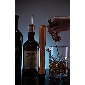 KITESSENSU Wooden Muddler, Durable Wood Ice Crusher Muddler for Cocktails, Excellent Choice for Mojitos, Caipirinhas, Fruits, Herbs, Spices Based Drinks