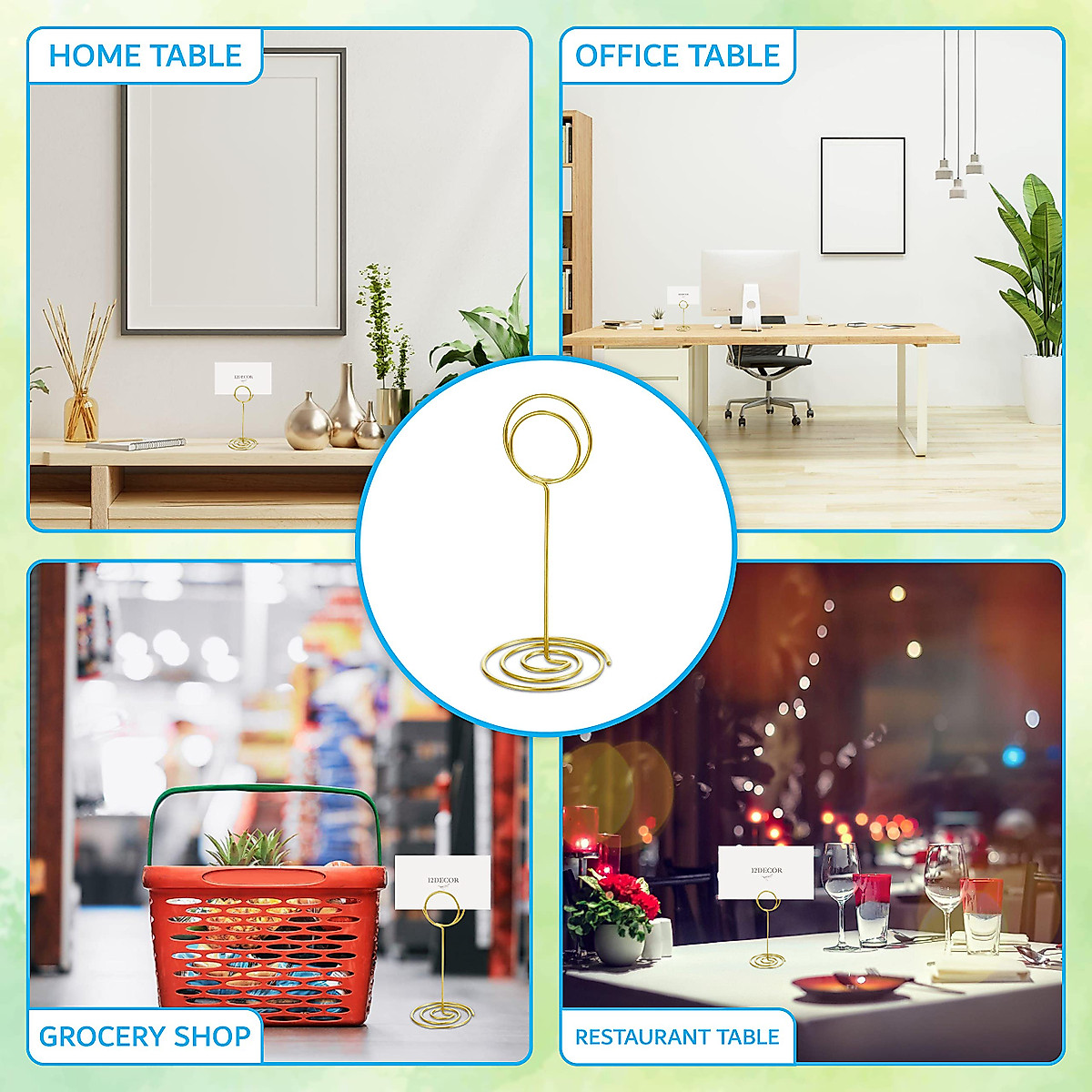 1-24 Acrylic Table Numbers for Wedding - 8.5 ″ × 4 ″ x 1/8″ Perfect Table Number Holders for Wedding, Meeting, Event, Birthday and Anniversary Party