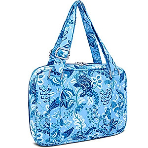 Lost Deer Bible Cover for Women with Adjustable Straps, Large Study Bible Carrying Case Bag with Zip Pocket, 10x7x2.7 Inches