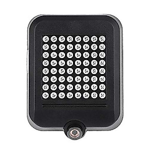 Cozysmart USB Rechargeable Bike Tail Light, Smart Bicycle Turn Signal Lights with 80 Lumens 64 LED Light Beads, Portable Brake Light Warning Light Fits on Any Road/MTB Bikes