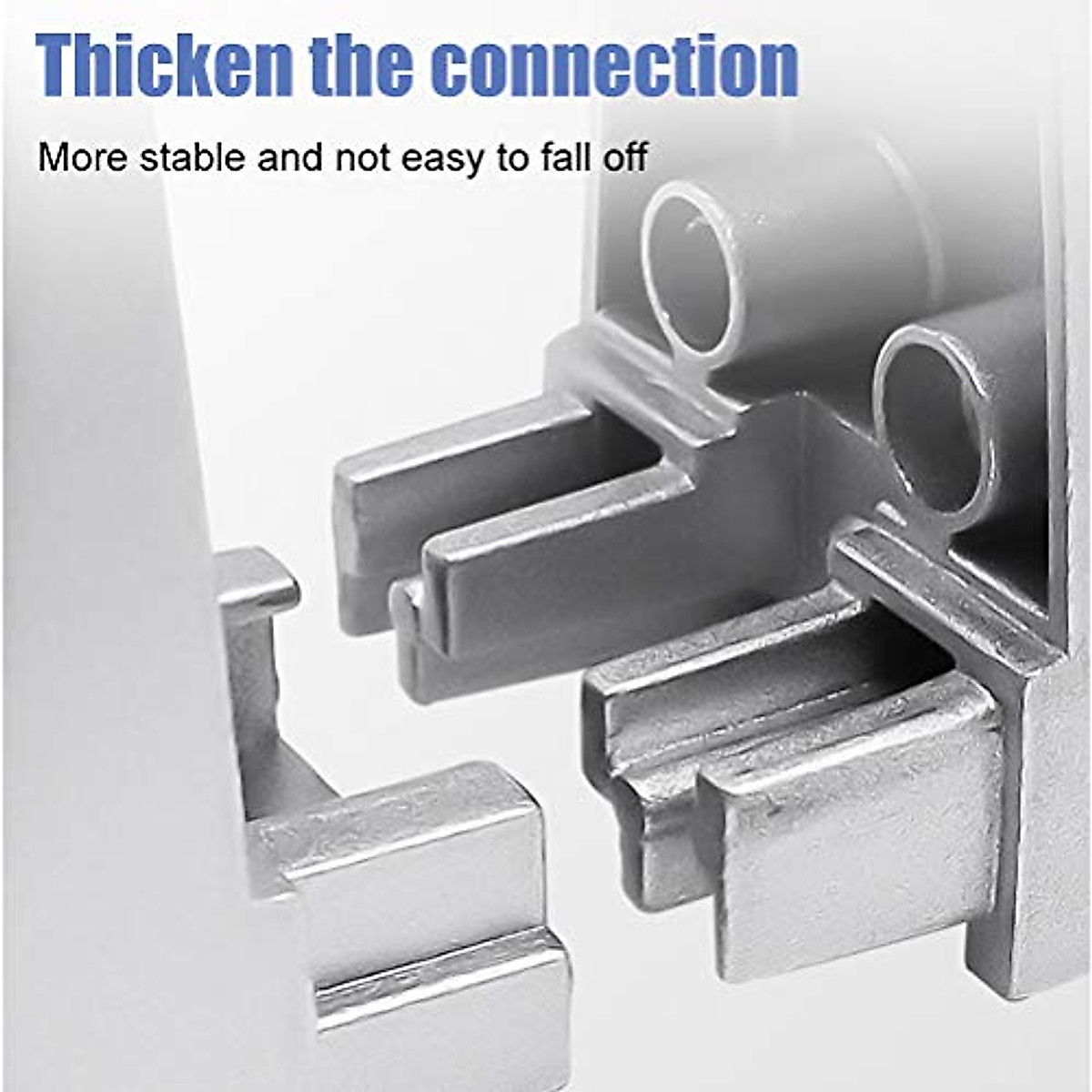 Hidyliu Desk Partition Clamp 2 Pack Partition Desk Mount Office Partition Clip, Office Partition Privacy Screen for Students Call Centers Offices Libraries Classrooms(silver)