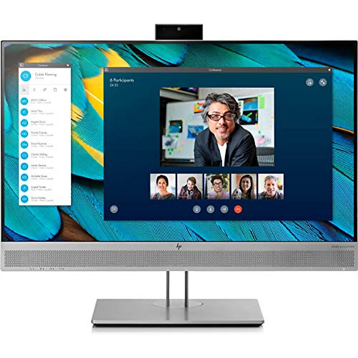 HP EliteDisplay E243m LED Display 60.5 cm (23.8") Full HD Flat Black,Silver