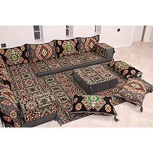 Arabic Majlis Sofa Set, Arabic Cushions, Modular Sofa, Moroccan Sofa, Furniture