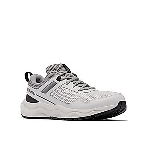 Columbia Men's Plateau Hiking Shoe, Grey Ice/Black, 9