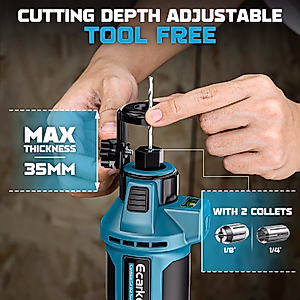 Cordless Drywall Cut-Out Tool for Makita 18V Battery: 3 Variable Speed Brushless-Motor Tool - (Battery Not Included) Drywall Rotary Saw tool kit for Cutting Wood Drywall,Sheetrock,Wood,Plywood
