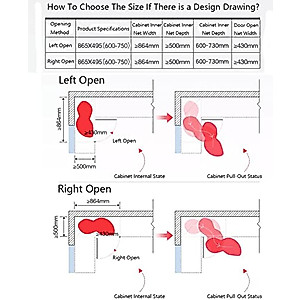 Blind Corner Cabinet Pull Out Organizer with Soft-Close 2 Tiers Swing Tray Corner Cabinet Lazy Susan for 36inch Corner Cabinet Blind Shelf,Left Open