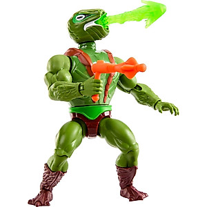 Masters of the Universe Origins Action Figure & Accessory, Rise of Snake Men Armor He-Man with Mini Comic Book, 5.5 inch