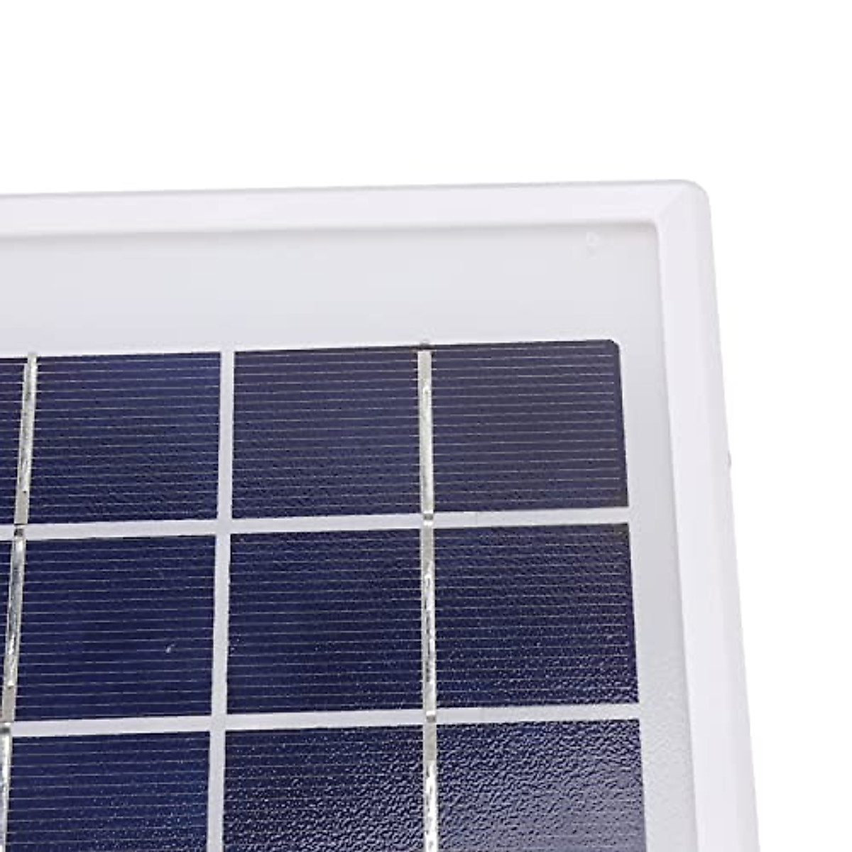 Solar Panel Charger, Lightweight Portable 3W 6V Solar Panel Low Light Efficiency for SolarStreetLights