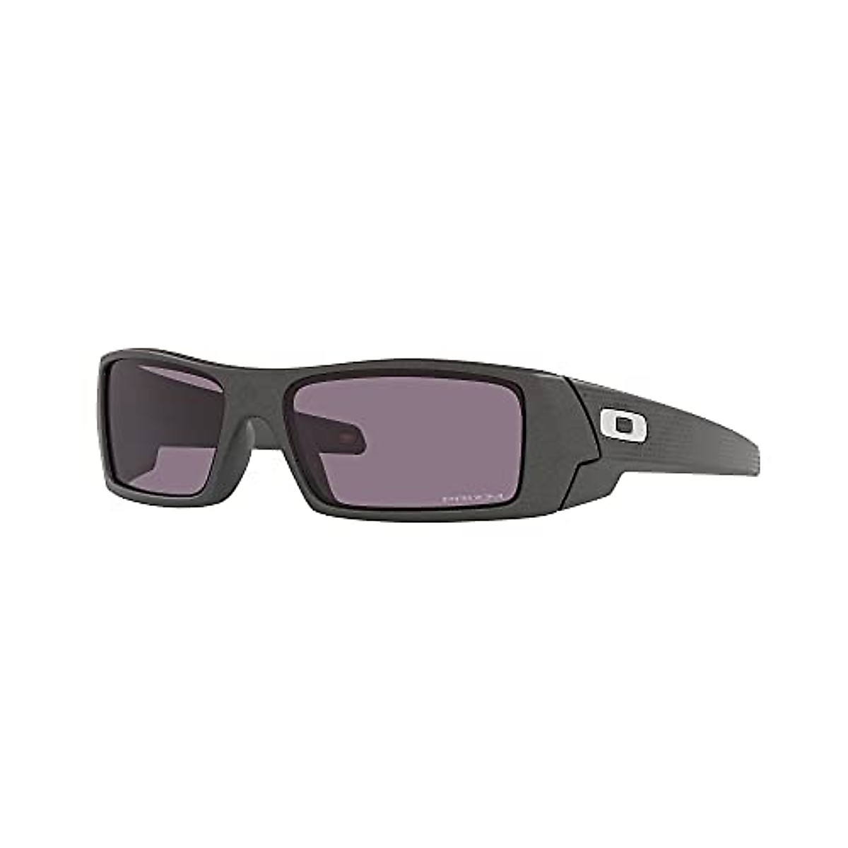 Oakley Men's OO9014 Gascan Rectangular Sunglasses, Steel/Prizm Grey, 60 mm