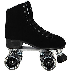 Lenexa Shadow Quad Rink Roller Skates for Indoor/Outdoor | Stylish and Comfortable Quad Skates for Women, Men, Boys and Girls - Unisex | Men's 11, Ladies' 12