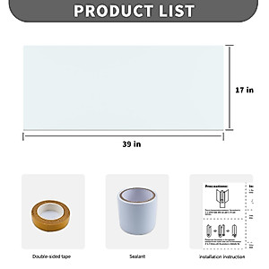 Window Air Conditioner,Side Insulated Foam Panel SBR001WHITE, Summer/Winter Heat and Draft Insulating,Two-Piece Panels Window Seal SBR (WHITE)