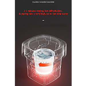 8L Portable washing machine, Mini washing machine portable washer for Underwear, Baby Clothes, or Small Items, for Apartments, Camping, Travel (Green)