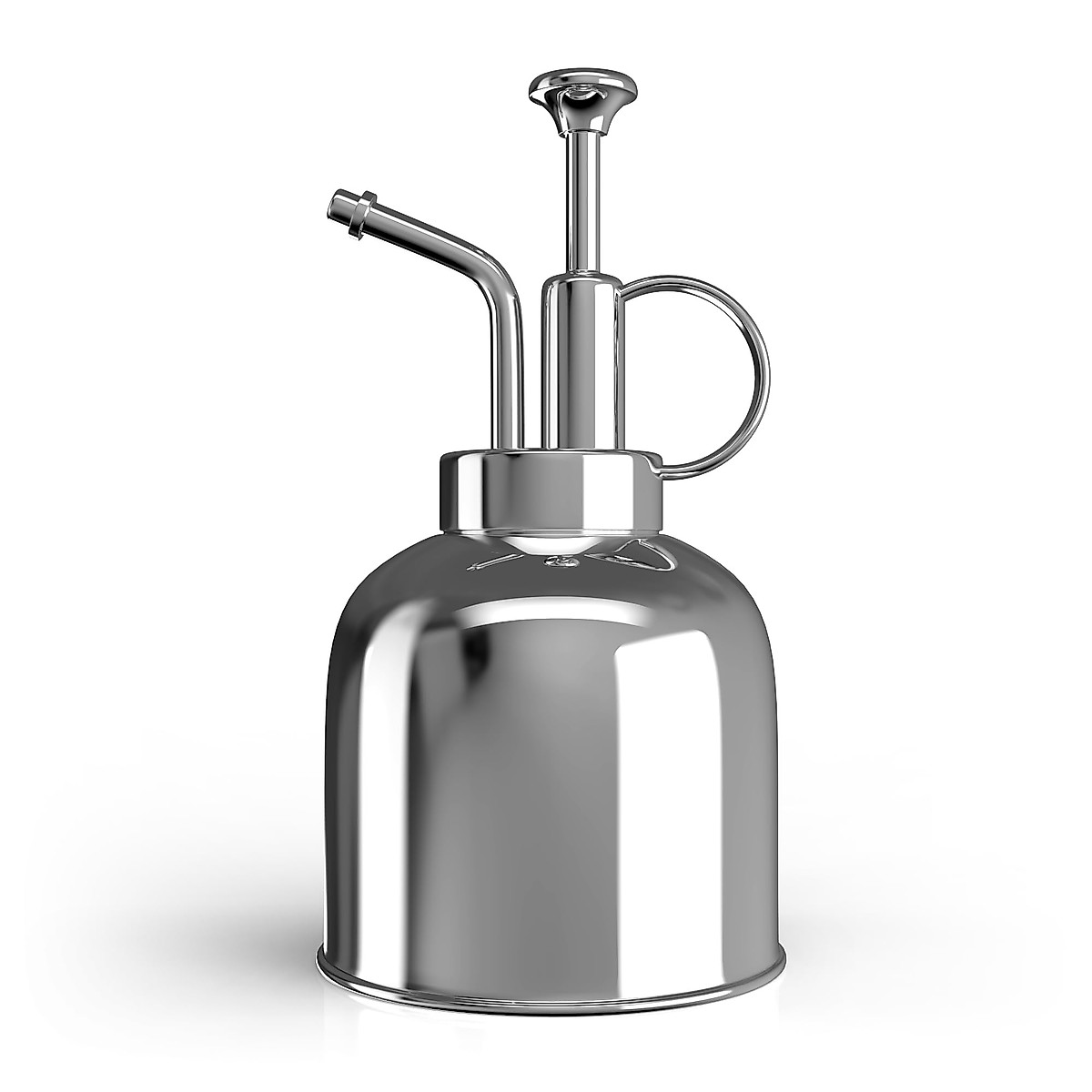 LOOPSEED Plant Mister Spray Bottle Stainless Steel Watering Can for Indoor Plants Succulent Bonsai Garden Houseplant Spritzer Modern Garden Tools 10oz/300ml (Silver)