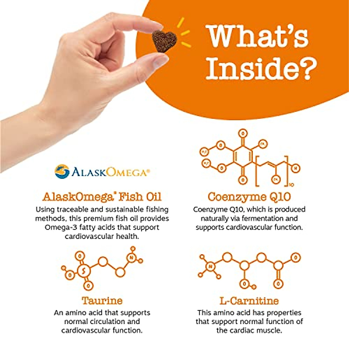 Zesty Paws Cardiovascular Soft Chews for Dogs - with Antioxidants and AlaskOmega Fish Oil with Omega 3 Fatty Acids - Plus CoQ10, Taurine & L Carnitine for Dog Heart Health - 90 Count