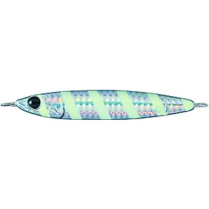 Daiwa Fishing Lure Metal Casting Jig Color: Zebra Glow 60G