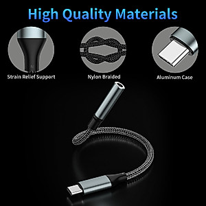 Lightning to 3.5 mm Headphone Jack Adapter, 2 Pack [Apple MFi Certified] for iPhone 3.5mm Headphones/Earphones Aux Audio Adapter Dongle for iPhone 14 13 12 11 XS XR X 8 7 iPad, Support Music + Calling