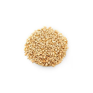 Yupik Whole Sesame Seeds 2.2 lb, Natural, Unhulled, Gluten-Free, Kosher, Vegan, Raw, Source of Protein, Fiber & Iron, Cholesterol-free, Sugar-free, Low-Carb, Pack of 1