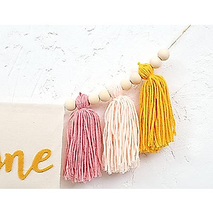 Boho Sun Birthday High Chiar Yarn Tassel Garland Banner - Sunshine 1st Birthday Decoration,Sunshine 1st Birthday High Chair Banner,First Trip Around The Sun High Chair Tassel Garland