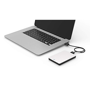 Sonnics 500GB Silver External Pocket Hard Drive USB 3.0 Compatible with Windows PC, Mac, Xbox ONE & PS4