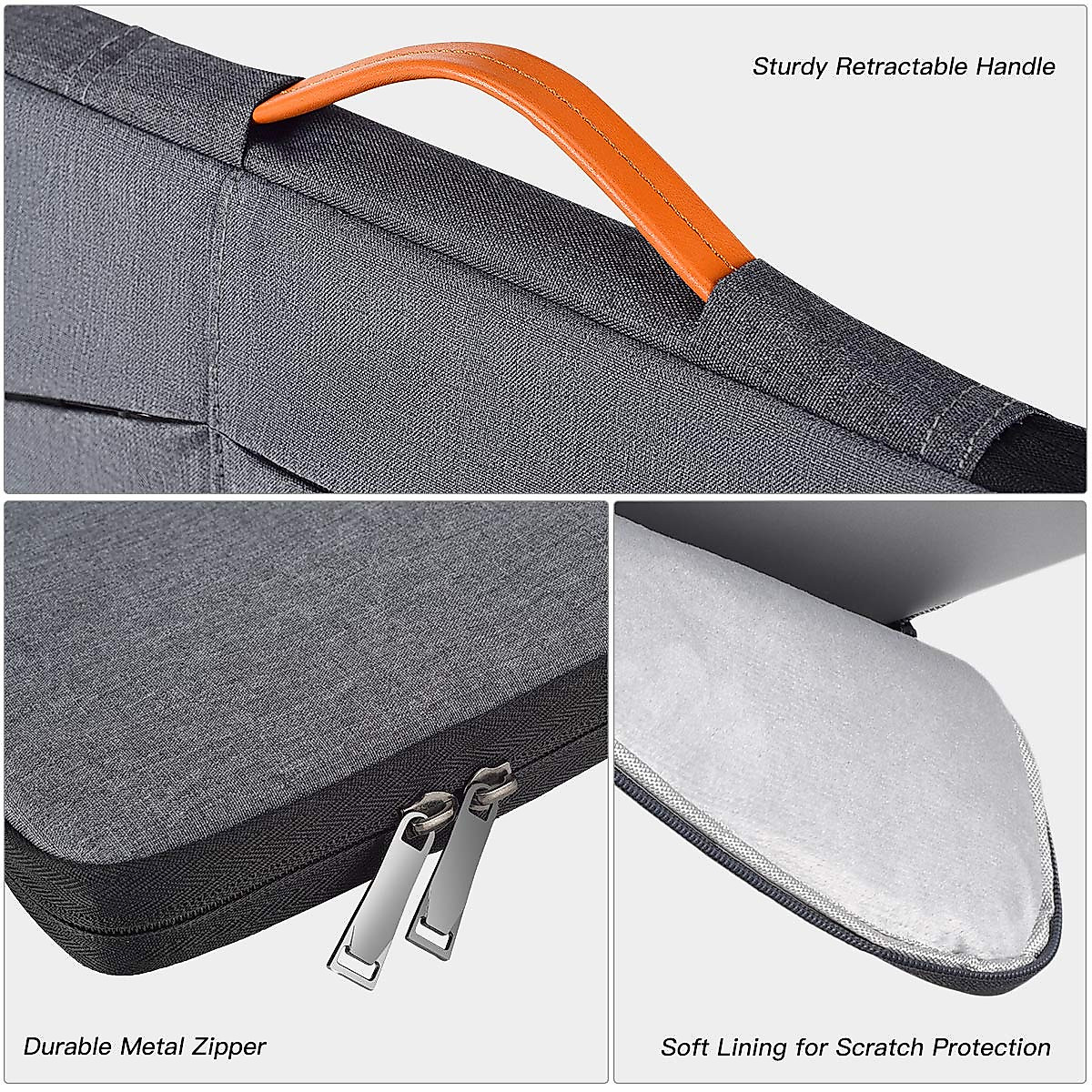 Waterproof Drawing Tablet Sleeve Case Compatible with Huion KAMVAS Pro 16, Wacom Cintiq Pro 16/ Cintiq 16/Intuos Pro Large PTH860, Space Grey