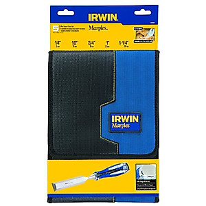 IRWIN Marples Chisel Set with Wallet, High-Impact, 5-Piece (1819363)