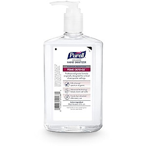 Purell Prime Defense Advanced Hand Sanitizer, Essential Protection, 12 fl oz Pump Bottles (Pack of 4) - 3699-06-EC2
