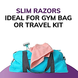 BIC Soleil Sensitive Advanced Women's Disposable Razors With 360 Degree Water Activated Moisture Strip for Enhanced Glide, Shaving Razors With 5 Blades, 10 Count