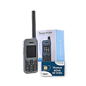 OSAT Thuraya XT-LITE Satellite Phone & Standard SIM with 60 Units (40 Minutes) with 365 Day Validity