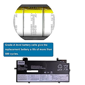 CBUATO L20M4P71 SB10T83216 5B10W13973 Laptop Battery Replacement for Lenovo ThinkPad X1 Carbon 9th 10th 11th Gen X1 Yoga 6th 7th 8th Gen 2021 2022 2023 Series L20C4P71 L20D4P71 L20L4P71 15.44V 57Wh