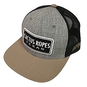HOOEY Cactus Ropes Grey/Black Cap Multi OS