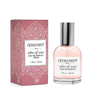 Herb & Root Rose and Sandalwood Eau de Perfume Spray | | Long-Lasting and Clean Vegan Perfume made with Natural and Essential Oils | Cruelty Free