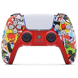 AimControllers PRO Controller compatible with PS5 Console & PC | Custommade Wireless Gaming Controller with 4 Back Remappable Paddles | Gaming Accessories Electronics | Stickerbomb