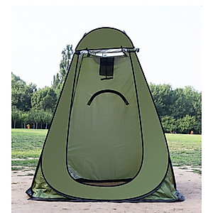 Portable Pop-up Shower Private Tent Bathroom Spacious Changing Room Camping Bike Beach Pontoon Boat Changing Room Privacy Tent Pop Up Shower Tent Portable Dressing Room (Green)