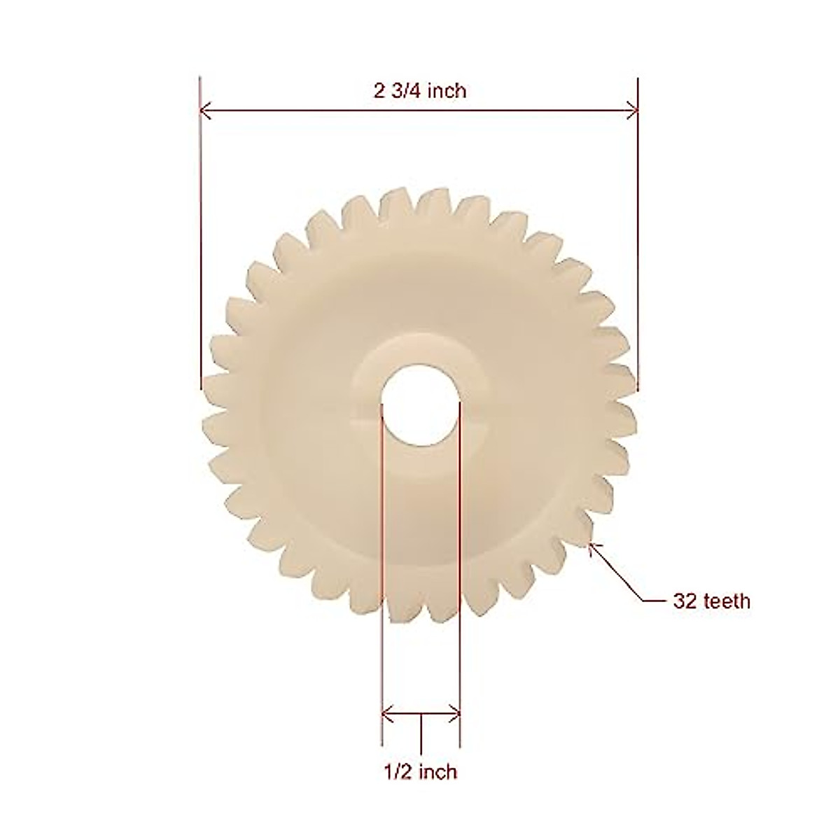 The ROP Shop | Garage Door Opener Drive Gear 32 Teeth for Sears Craftsman 139539511, 13953954