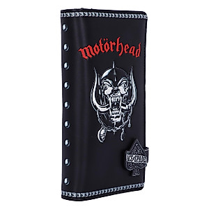 Nemesis Now Officially Licensed Motorhead Ace of Spades Warpig Snaggletooth Embossed Purse, Black, 18.5cm