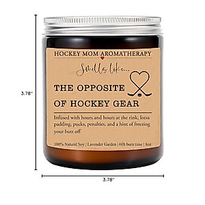Hockey Mom - Hockey Mom Candle - Hockey Mom Gift - Hockey Team Mom Gift - Birthday Gift for Mom - Mother's Day Gift - Unique Gift for Mom - Hockey Gift Manager