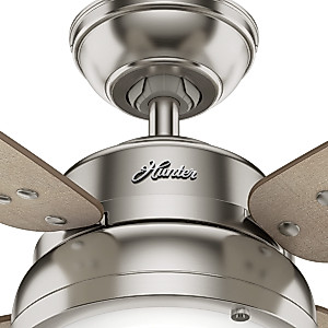 Hunter Fan Company 50388 Wingate Ceiling Fan, Brushed Nickel Finish