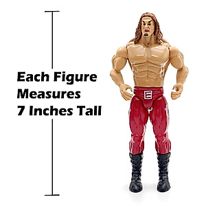 Wrestling Toys, Set of 12 Boxing Action Figures and Wrestlers - Wrestling Action Figures Playset for Kids - Pretend Play 7-Inch Wrestling Warriors