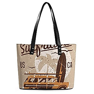 Womens Handbag Car Leather Tote Bag Top Handle Satchel Bags For Lady