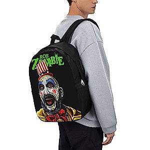 HMLTD Rob Terror Movies Zombie Laptop Backpack With USB port Classic Backpack Fits Notebook Travel Backpack Sports Backpack