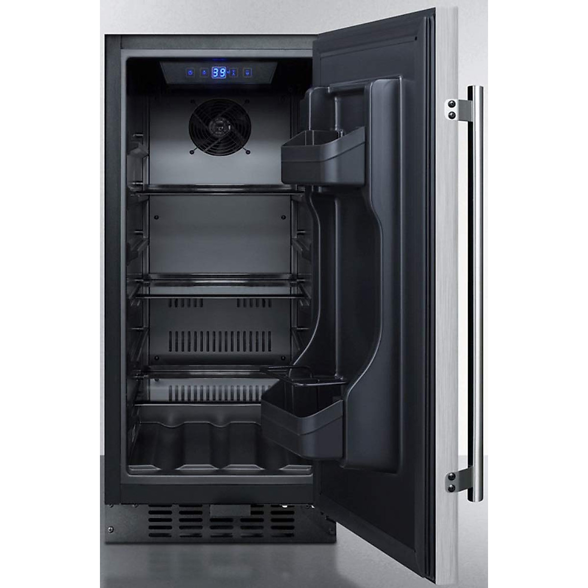 Summit FF1532BSS Refrigerator, Stainless Steel