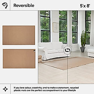 Green Elephant Plastic Waterproof Outdoor Rug for Patios Clearance,RV Outdoor Rugs for Camping, Indoor Deck Carpet Waterproof