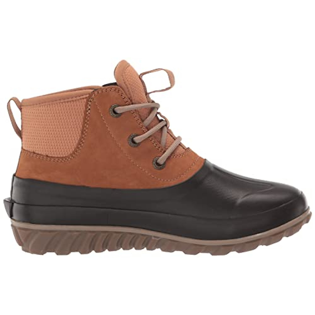 Bogs Womens Classic Casual Lace Leather Boot Snow, Cognac Multi, 7