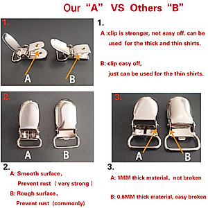 Kedofe Mens Shirt Stays Upgrade Adjustable Elastic Garter Military Shirts Holder with Non-slip Locking Clamps (Black)