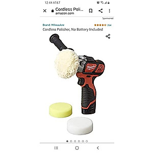 Milwaukee M12 BPS-0 Compact Spot Polisher Sander Grinder Bare Tool with Battery