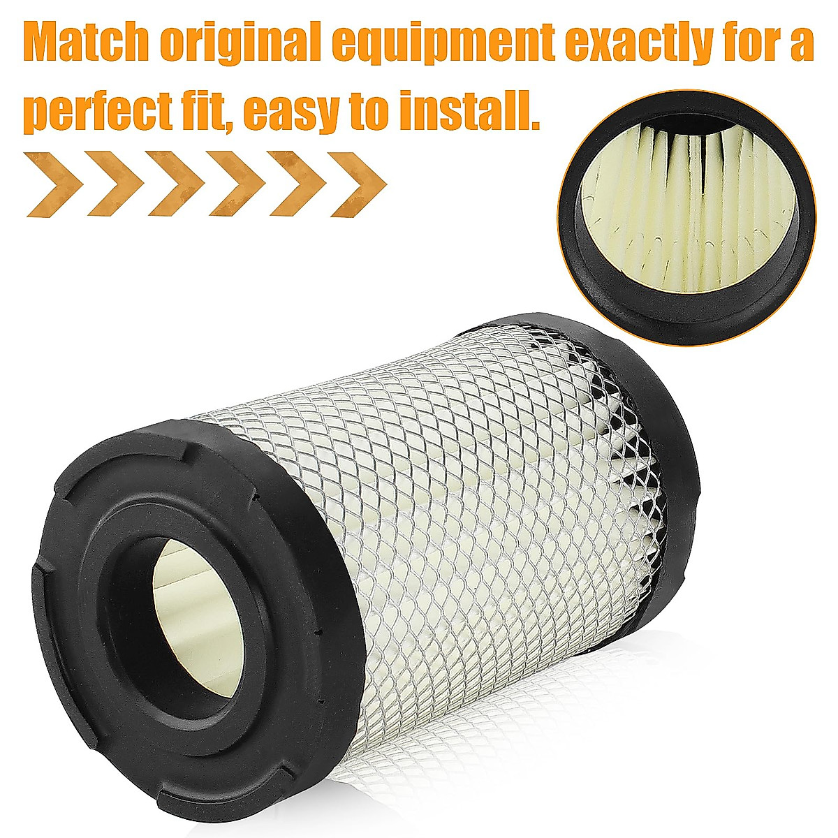 QAZAKY 6PCS Filter Compatible with Tecumseh 35066 OVRM105 TC200 TC300 TCH300 TVS100 TVS105 AM123992 314 314F Sears 63087A Craftsman 33342 63087A Lawn Mower Lawn-Boy 10200 ENGINE_AIR_FILTER