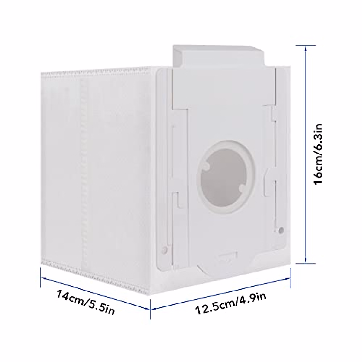 4 Pack Vacuum Dust Bags for Samsung VCA-ADB90/XAA 70+ 75+ 90 Series Cordless Stick Vacuum Replacement Accessories Parts